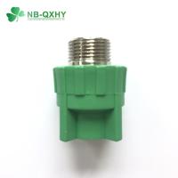 China DIN Standard PPR Pipe Fittings Brass Male Coupling Flexible or Rigid Customization for sale