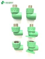 China PPR Pipe Fittings 90 Degree Elbow Male Threaded Elbow for Hot and Cold Water Pipes for sale