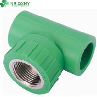 China PPR Male Coupling/Male Tee Pipe Fittings with Welding Connection and Round Head Code for sale