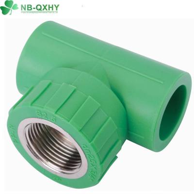 China PPR Male Coupling/Male Tee Pipe Fittings with Welding Connection and Round Head Code for sale