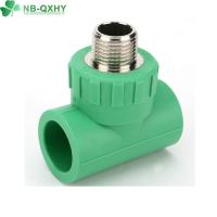 China PPR Male Coupling/Male Tee Pipe Fittings with Welding Connection and Round Head Code for sale