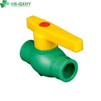 China Hot Cold Water Plumbing PVC Compact Ball Valve for High Temperature Piping Equipment for sale