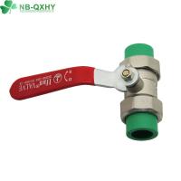 China QX PPR Male Elbow for Hot Cold Water Plumbing Material and PVC Compact Ball Valve for sale