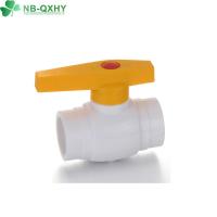 China Hot Cold Water Plumbing PVC Compact Ball Valve for High Temperature Piping Equipment for sale