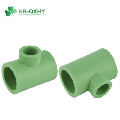 China Wall Thickness Pn20 QX PPR Pipe Fitting Reducing Tee for Hot Water Durable Design for sale