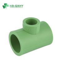 China Wall Thickness Pn20 QX PPR Pipe Fitting Reducing Tee for Hot Water Durable Design for sale