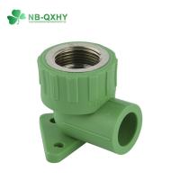 China PPR Pipe Fitting Female Thread Elbow with Brass Equal and Hot Water for sale