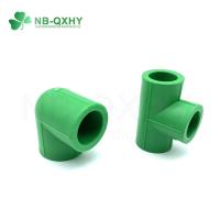 China Sch40 Wall Thickness Green PPR Pipe Fitting for Hot Water Supply and Customization for sale