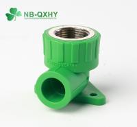 China Sch40 Wall Thickness Green PPR Pipe Fitting for Hot Water Supply and Customization for sale