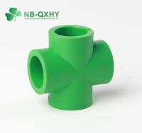 China Green PPR Cross Pipe Connectors Your One-Stop Solution for Irrigation All Types for sale