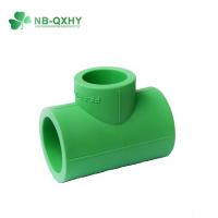 China Injection Heat Resistant PPR Tube Fitting for Hot Water Supply Reducing Elbow Cross Plug for sale