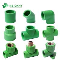 China Green PPR Fitting for Hot Water Supply 20mm to 160mm Resistant to High Temperatures for sale