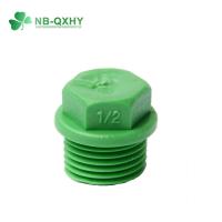 China Green PPR Fitting for Hot Water Supply 20mm to 160mm Resistant to High Temperatures for sale