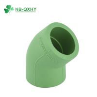 China PP-R Ball Valve Plastic PVC UPVC Pipe Fittings in Green Color for Round Head Code for sale