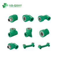 China NB-QXHY PPR Pipe Fittings for Hot Water OEM Green White NB-QXHY Coupling Elbow Tee for sale
