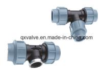 China 100% Material PP Compression Fittings Equal Tee Pn10 for and Long-Lasting Connections for sale