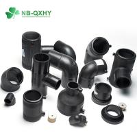 China 20mm to 355mm Black Oxide PE100 PE80 Water Pipe Anchor HDPE Fittings for Butt Fusion for sale