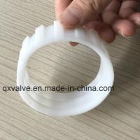 China Customer Requirements 90deg Angle Light Blue PP Compression Fittings with Material for sale