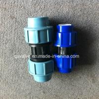 China Customer Requirements 90deg Angle Light Blue PP Compression Fittings with Material for sale