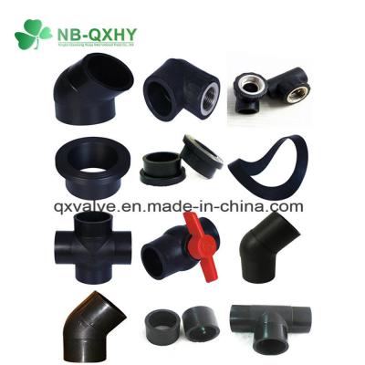 China Black Oxide Finish Butt Fusion 45 Degree Elbow HDPE Pipe Fittings for Water Supply for sale