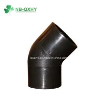 China Pn10 Plastic Equal Tee for HDPE Water Pipe SDR17 Wall Thickness 20-630 mm Compact Tee for sale