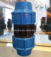 China 16mm to 110mm QX PP Union Valve with Connect Fittings of PP Compression Fittings Blue for sale