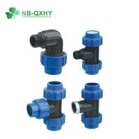 China 16mm to 110mm QX PP Union Valve with Connect Fittings of PP Compression Fittings Blue for sale