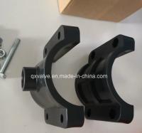 China Welding Connection PP Pipe Fitting Plastic Saddle PP Clamp Saddle 100% Material for sale