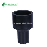 China HDPE Butt Fusion Reducer with Black Oxide Finish Water and Gas Supply for sale