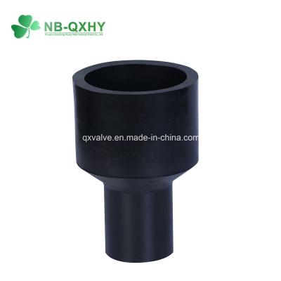 China HDPE Butt Fusion Reducer with Black Oxide Finish Water and Gas Supply for sale