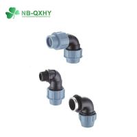 China Industrial QX Small Size PP Material Tubing Compression Fittings with Round Head Code for sale