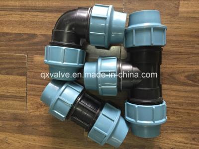 China Easy Installation Irrigation with QX Complete Size PP Compression Fittings Coupling for sale