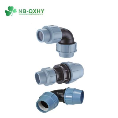 China Irrigation System PP Compression Reducing Tee with 45deg Angle and Equal for sale