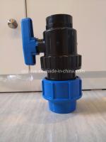China Nice Color and Equal Elbow PP Compression Fittings for Deep Blue Irrigation Water for sale