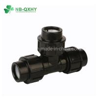 China Nice Color and Equal Elbow PP Compression Fittings for Deep Blue Irrigation Water for sale
