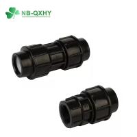 China 16mm/25mm/32mm/50mm Black PP Female Tee Compression Fittings for and Durable Plumbing for sale