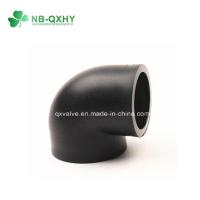 China HDPE Pipe Fittings Butt Fusion Reducer with Pn10 Pressure Rating Black Oxide Finish for sale