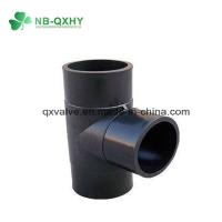 China PE Butt Fusion Reducing Tee with SDR13.6 Wall Thickness and Pn10 Pressure Rating for sale