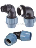China QX Multiple Color PP Compression Fittings for Irrigation 45deg Angle Pipe Connector Tee for sale