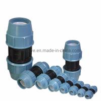 China QX Multiple Color PP Compression Fittings for Irrigation 45deg Angle Pipe Connector Tee for sale