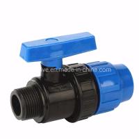 China Water Control with Irrigation Valve Compression PP Fittings and Water Union Ball Valve for sale