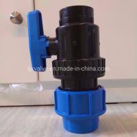 China Water Control with Irrigation Valve Compression PP Fittings and Water Union Ball Valve for sale