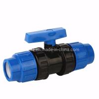 China Water Control with Irrigation Valve Compression PP Fittings and Water Union Ball Valve for sale