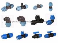 China Water Control with Irrigation Valve Compression PP Fittings and Water Union Ball Valve for sale