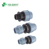China 16mm/25mm/32mm/50mm PP Compression Female Elbow Pipe Connectors with Equal Connection for sale