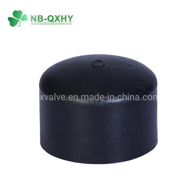 China Black Oxide Finish HDPE Butt Fusion End Cap Fittings for Water and Gas Supply System for sale