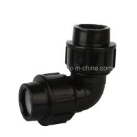 China Round Head Code Female Thread Adaptor for Direct Connection Compression Fittings for sale