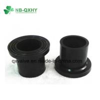 China Round Head Code Water Supply SDR12.5 SDR17 HDPE Flange Adapter HDPE Fittings 20mm to 355mm for sale