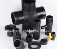 China Round Head Code Water Supply SDR12.5 SDR17 HDPE Flange Adapter HDPE Fittings 20mm to 355mm for sale