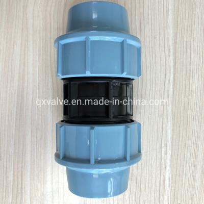 China PP Compression Fitting for Irrigation Pipe 16mm to 110mm 1/2